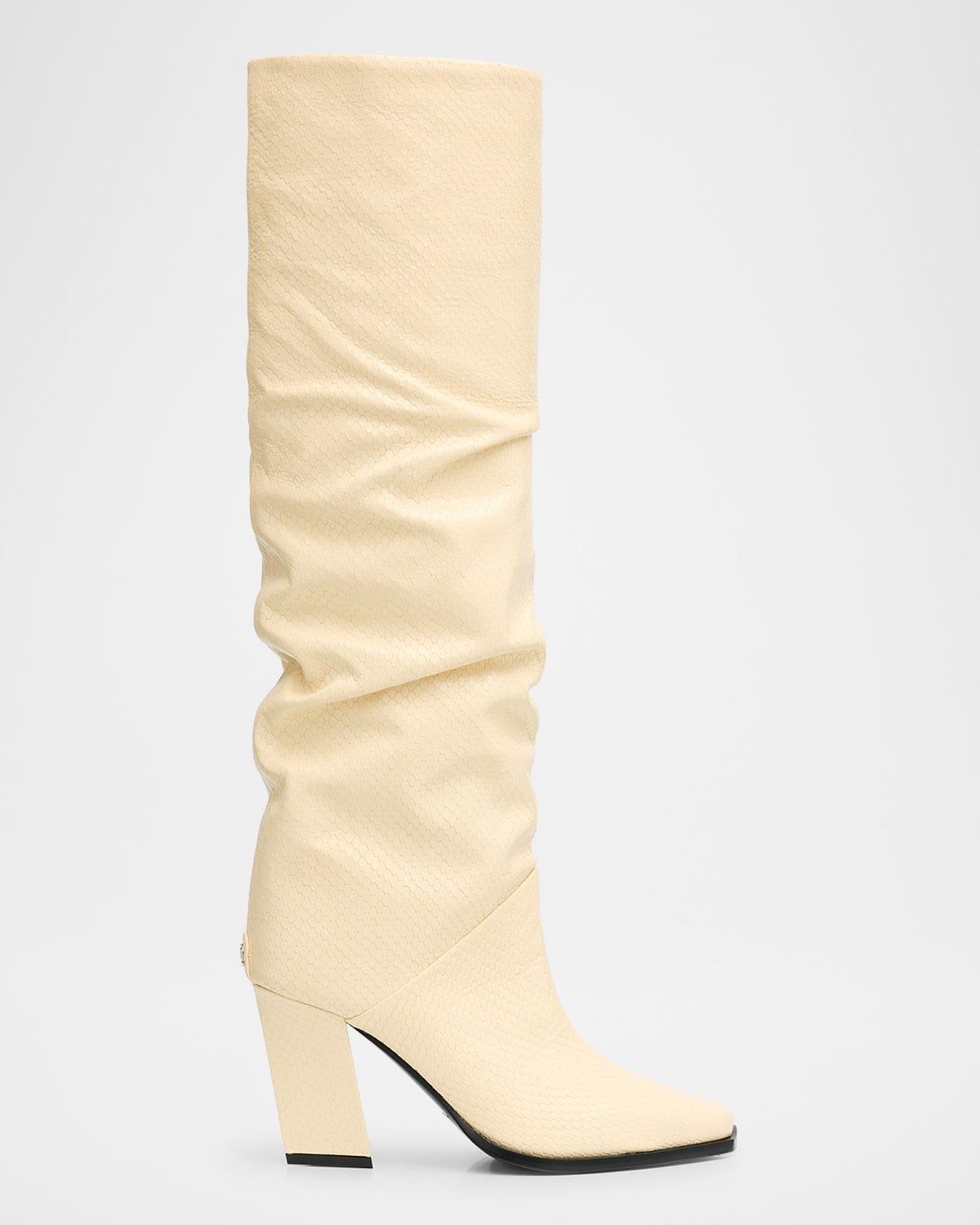 Jimmy Choo - Hart 60 Slouch Leather Knee-High Boots