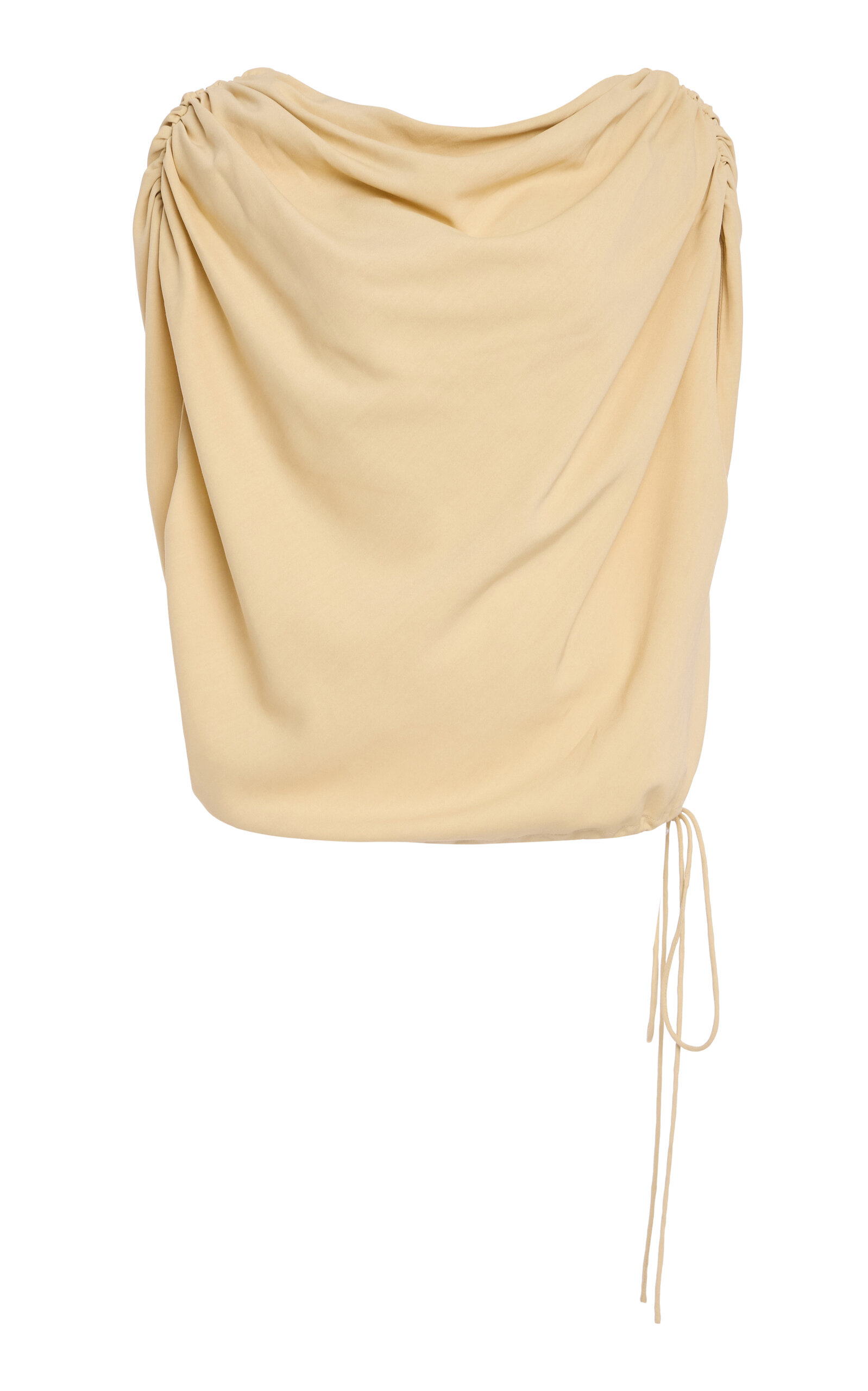 KALLMEYER - Naia Draped Top Ivory XS