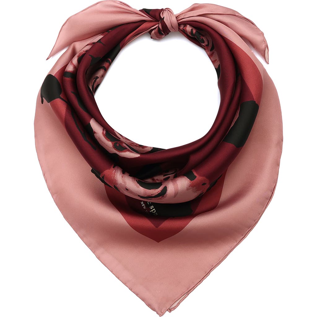 Kate Spade New York - park roses silk squar scarf