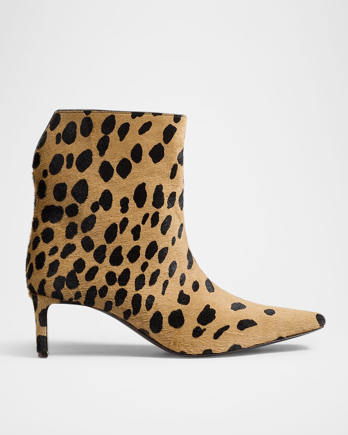 Khaite - Ona Hyena-Printed Calf Hair Ankle Boots