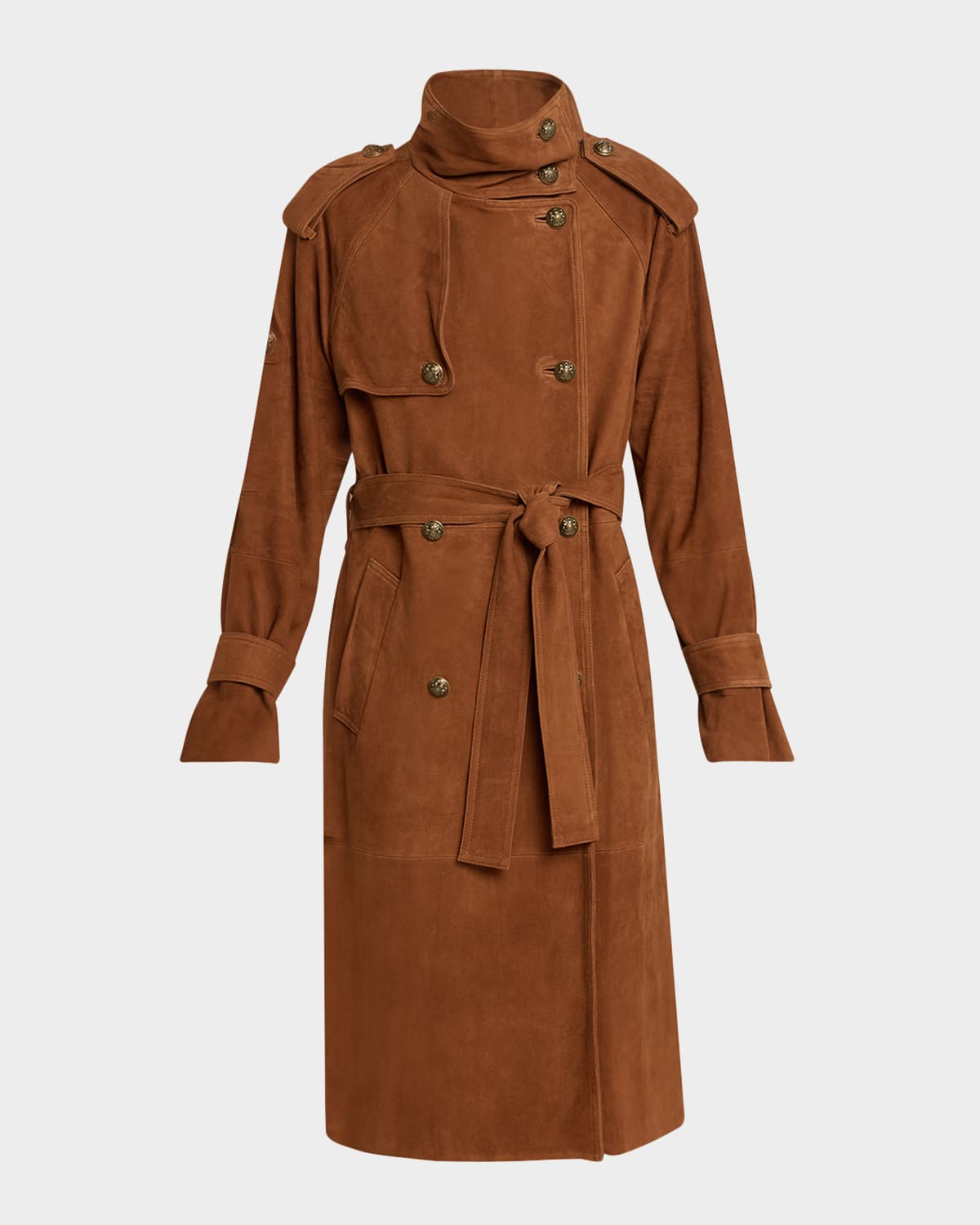 Kobi Halperin - Johnny Suede Double-Breasted Coat