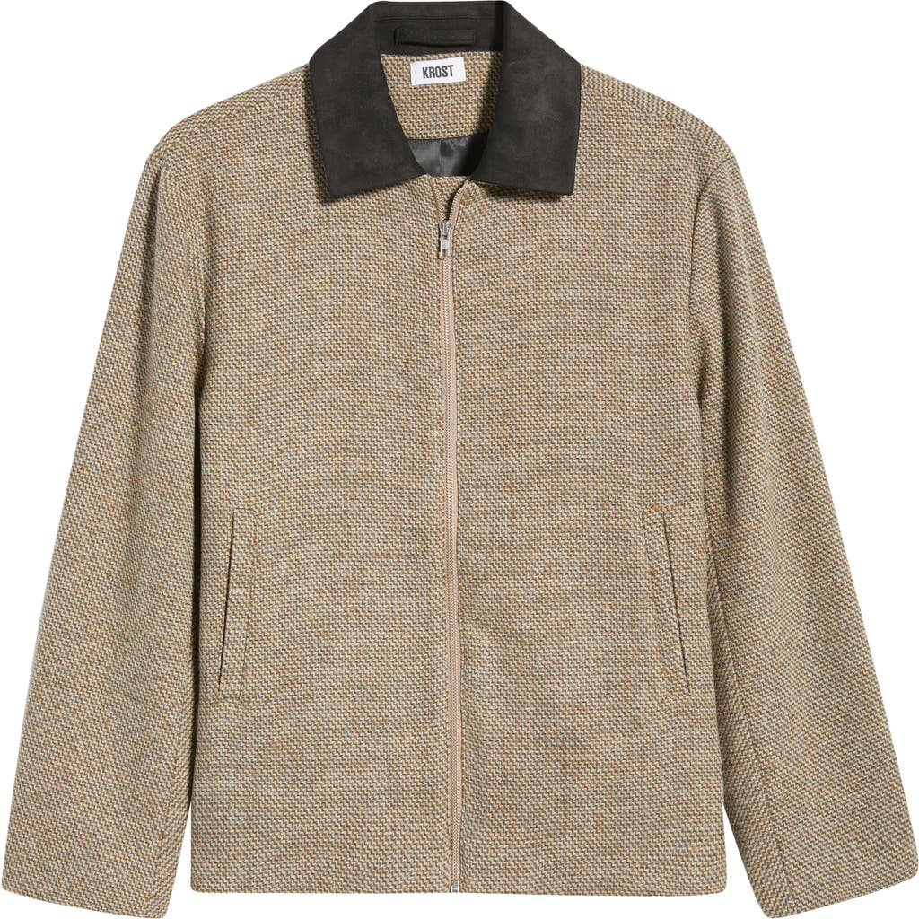 KROST - Tweed Wool Blend Zip-Up Jacket