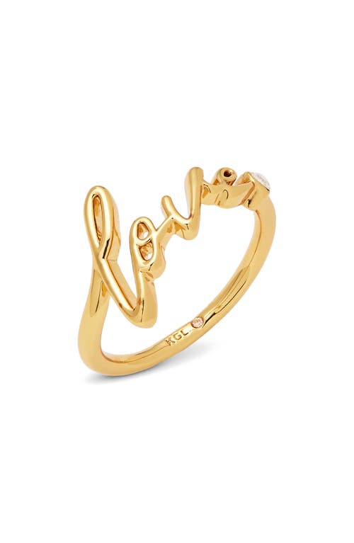 Kurt Geiger London - Love Script Ring