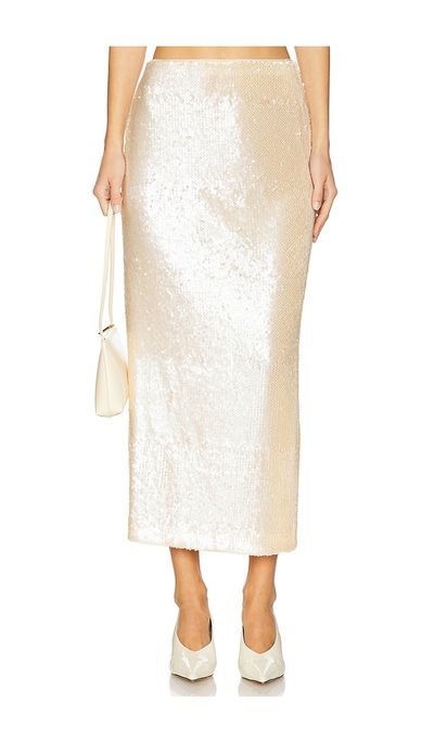 L'Academie - by Marianna Ceci Sequin Midi Skirt