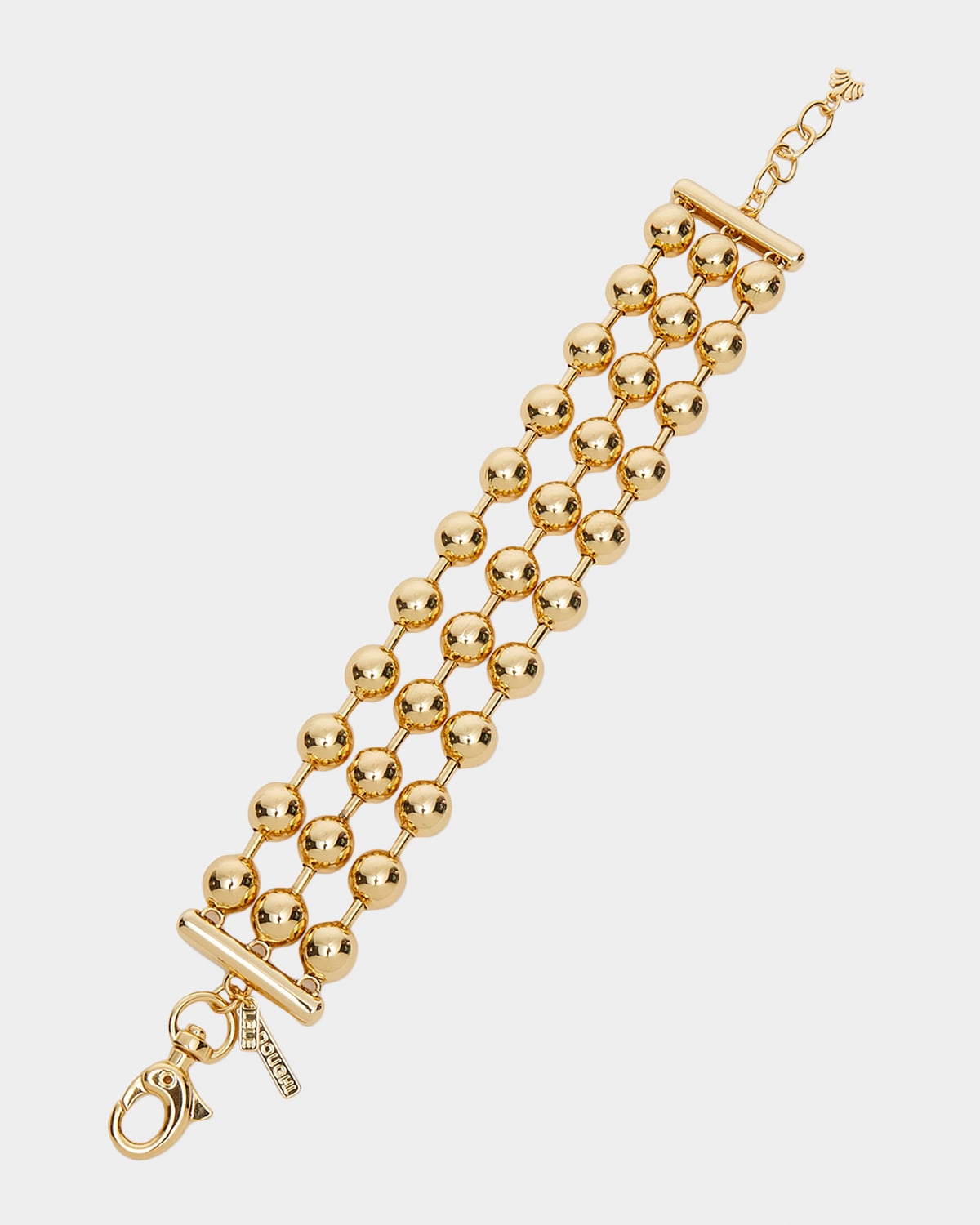 Lele Sadoughi - Diana Triple Row Bracelet, Gold