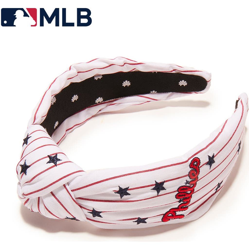 Lele Sadoughi - MLB Philadelphia Phillies Embroidered Headband