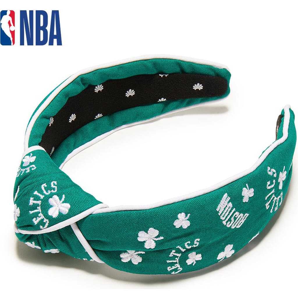 Lele Sadoughi - NBA Boston Celtics Embroidered Headband