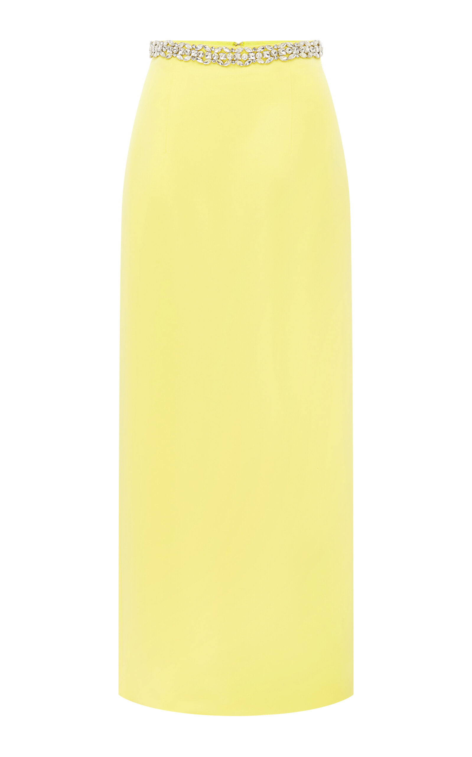 Leo Lin - Kyra Embellished Maxi Skirt Yellow AU 12