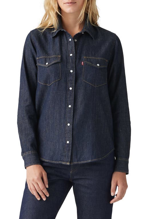 levi's - Iconic Western Denim Snap-Up Shirt