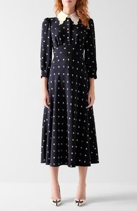 LK Bennett - Natalia Colorblock Long Sleeve Merino Wool & Cotton ...