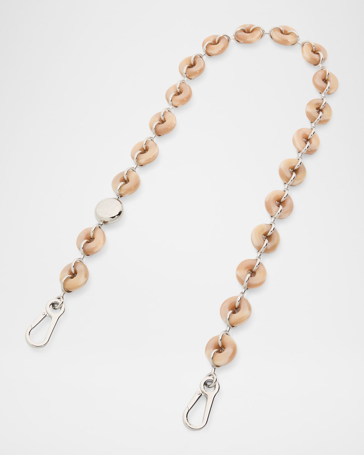 Loewe - Donut Chain Shoulder Strap in Acetate and Stainless Steel