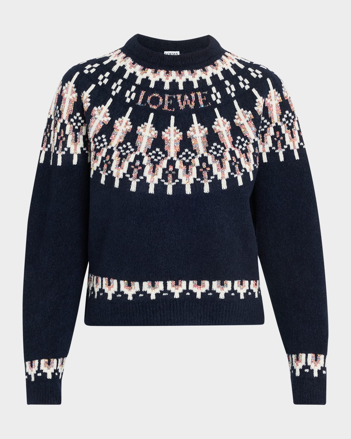 Loewe - Wool-Blend Fair Isle Sweater