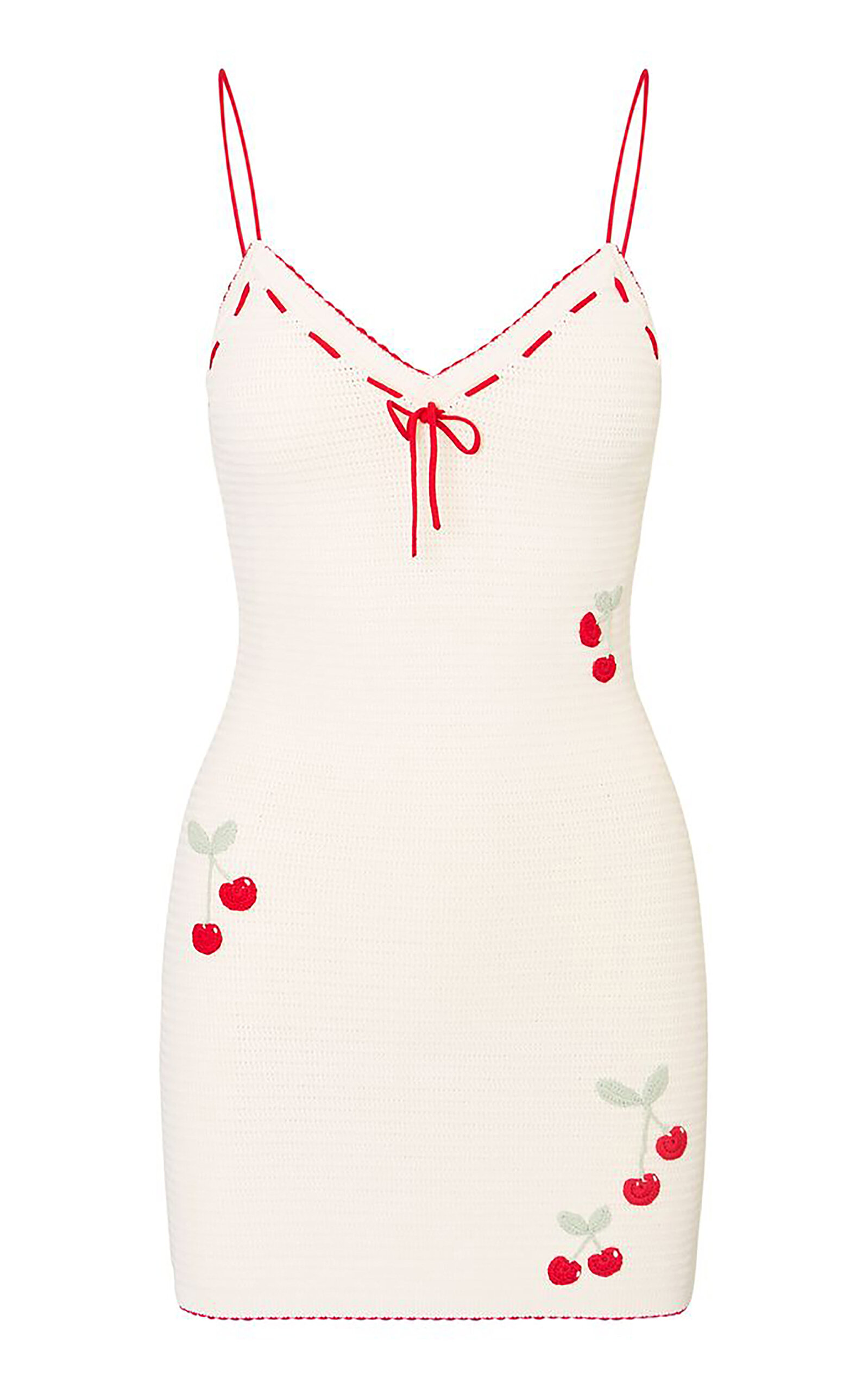 LoveShackFancy - Yelena Cherry Crochet Dress