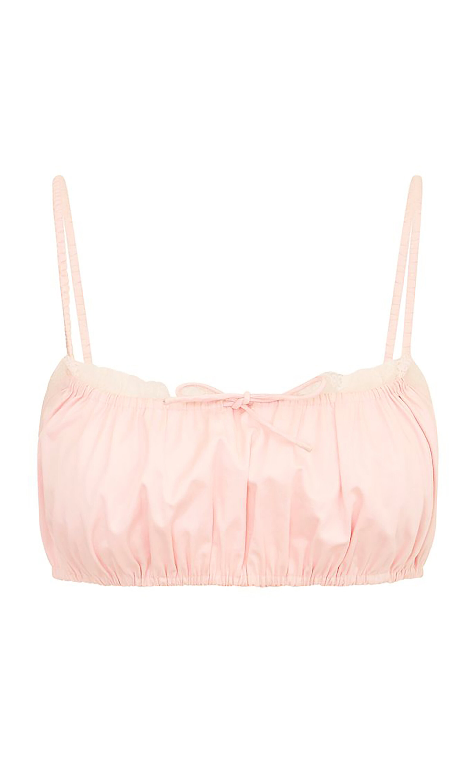 LoveShackFancy - Yeva Bustier Satin Top