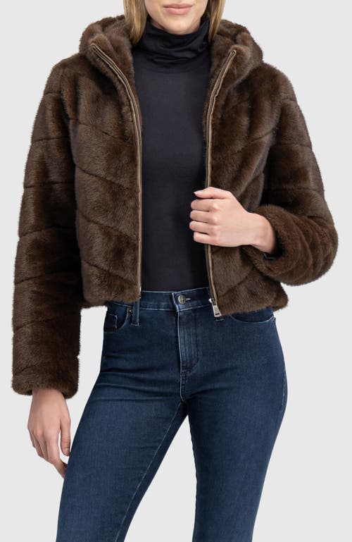 Lyla Grant - Fur-Free Mink (Faux Fur) Hooded Jacket