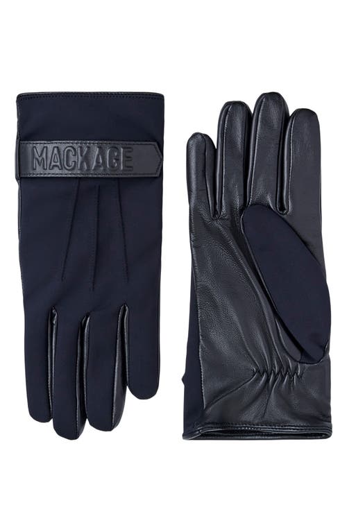 Mackage - Wool & Cashmere Lined Knit & Leather Gloves