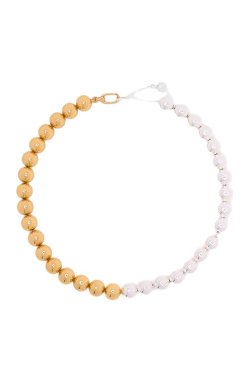 maje - Two-tone pearl necklace