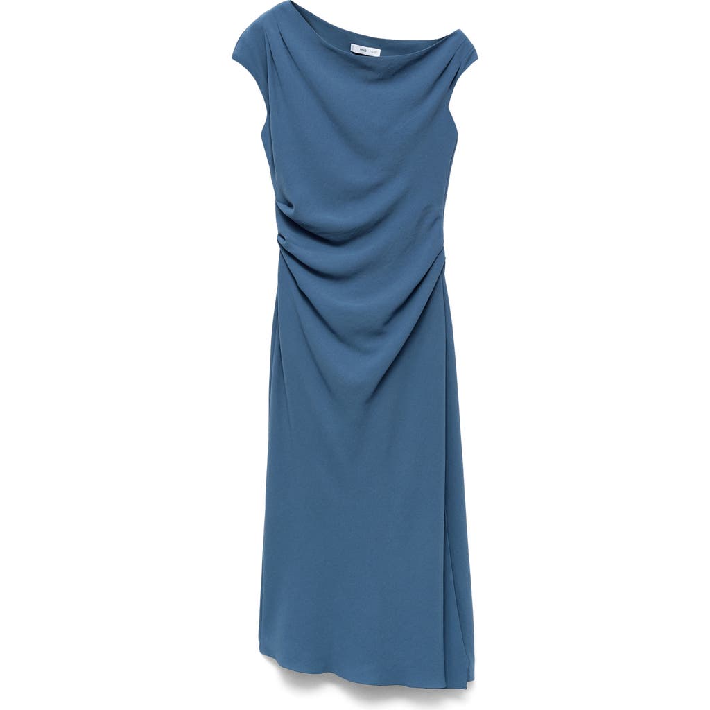 MANGO - Asymmetrical One-Shoulder Midi Dress
