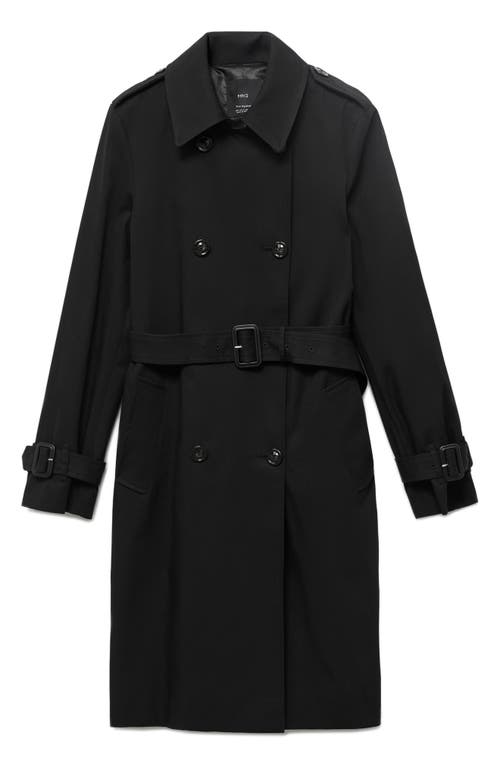 MANGO - Classic Belted Trench Coat