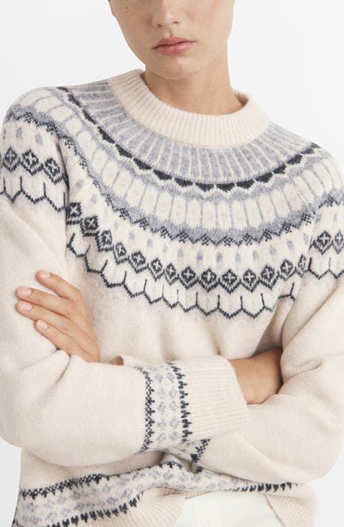 MANGO - Fair Isle Jacquard Crewneck Sweater