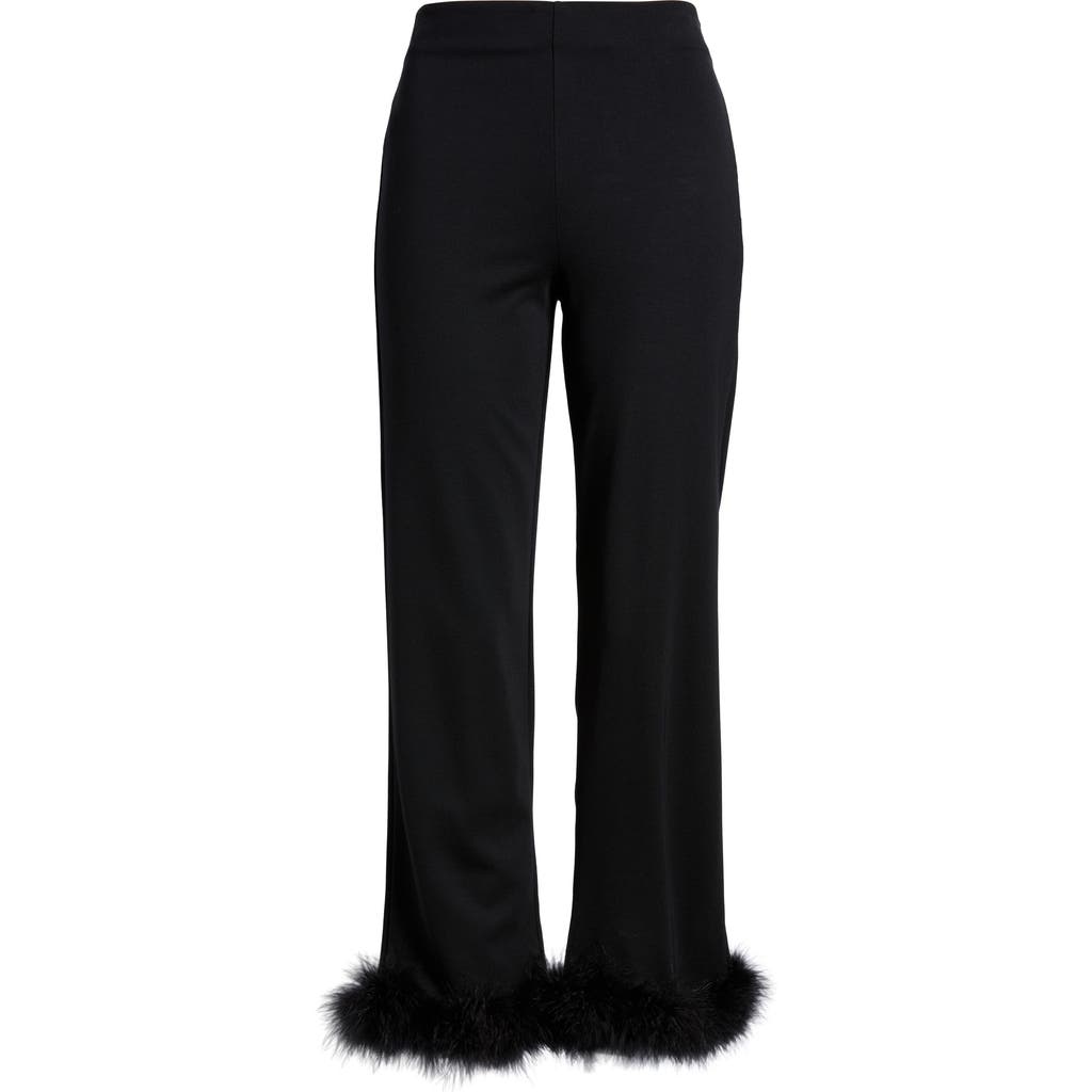 MANGO - Feather Hem Capri Pants