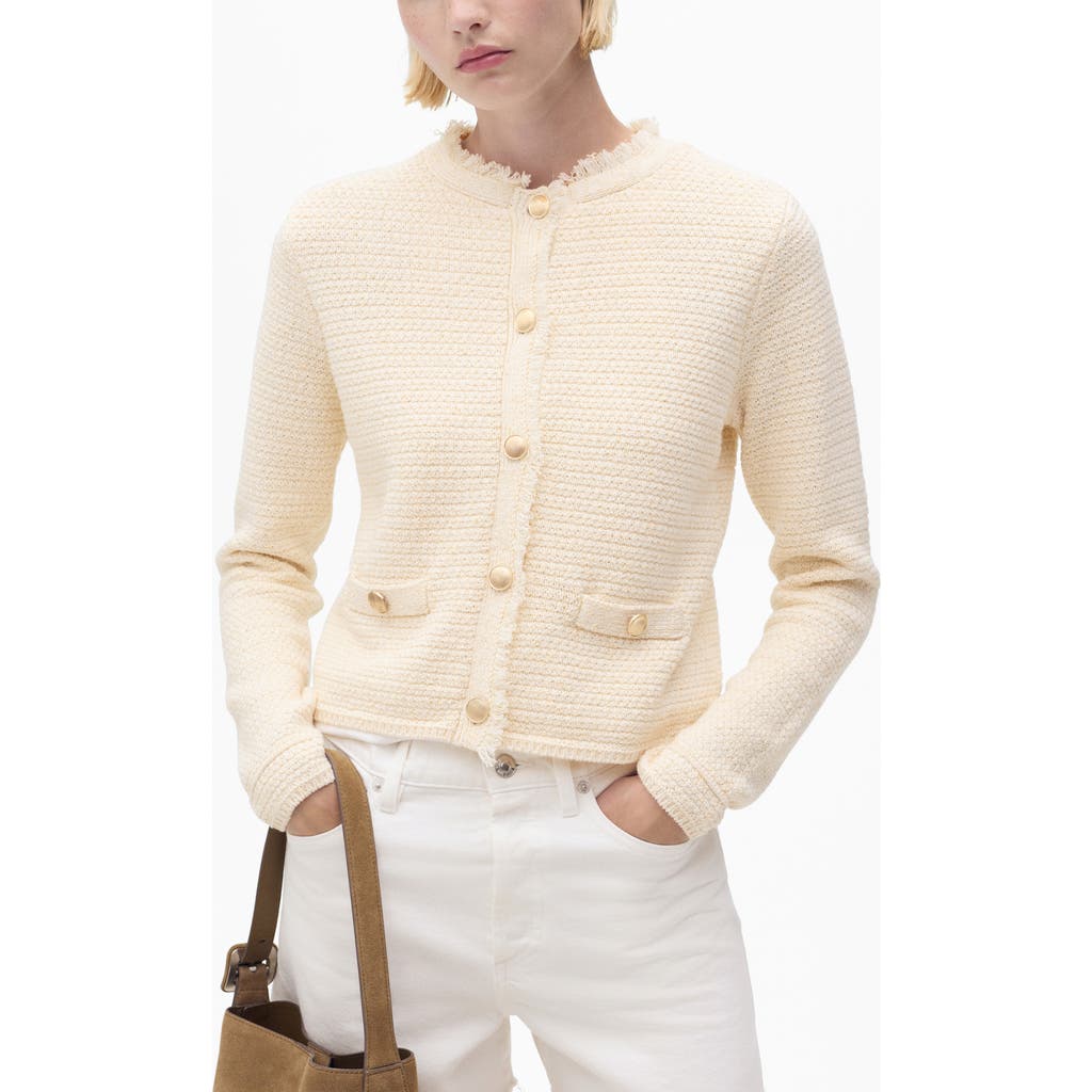 MANGO - Frayed Edge Cardigan