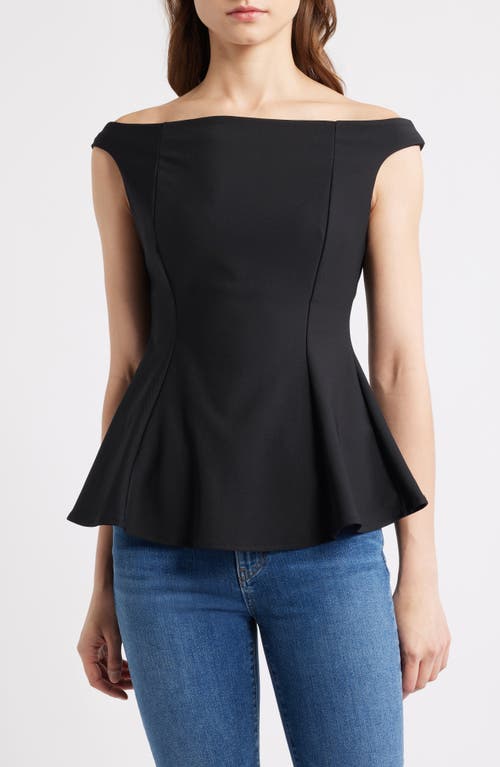 MANGO - Off the Shoulder Peplum Top
