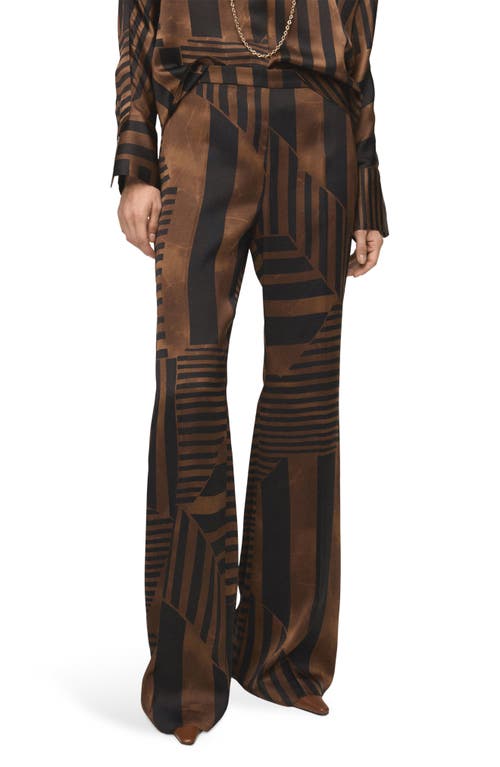MANGO - Satin Stripe Pants