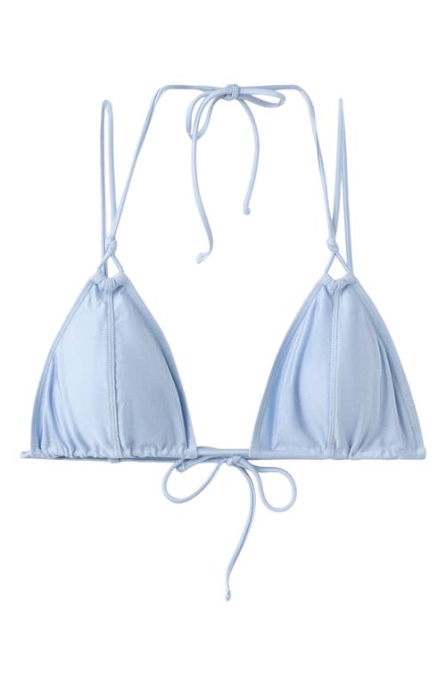 MANGO - Seamed Knotted Triangle Bikini Top