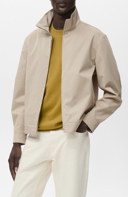 MANGO - Stand Collar Zip Jacket