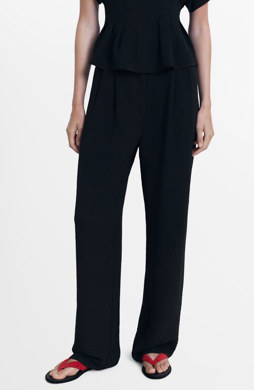 MANGO - Straight Fit Pleated Pants