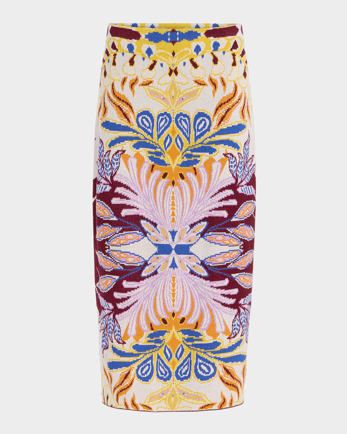 Marie Oliver - Janis Straight Jacquard-Knit Midi Skirt