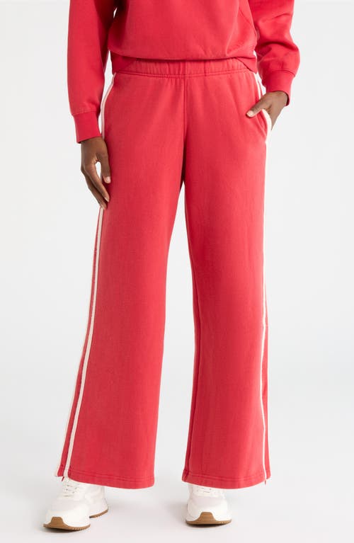 Marine Layer - Cloud 9 Side Stripe Wide Leg Sweatpants
