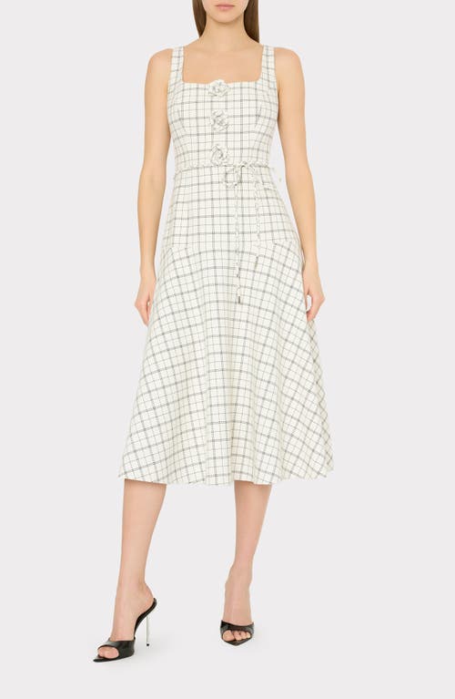 Milly - Mira Plaid Midi Dress