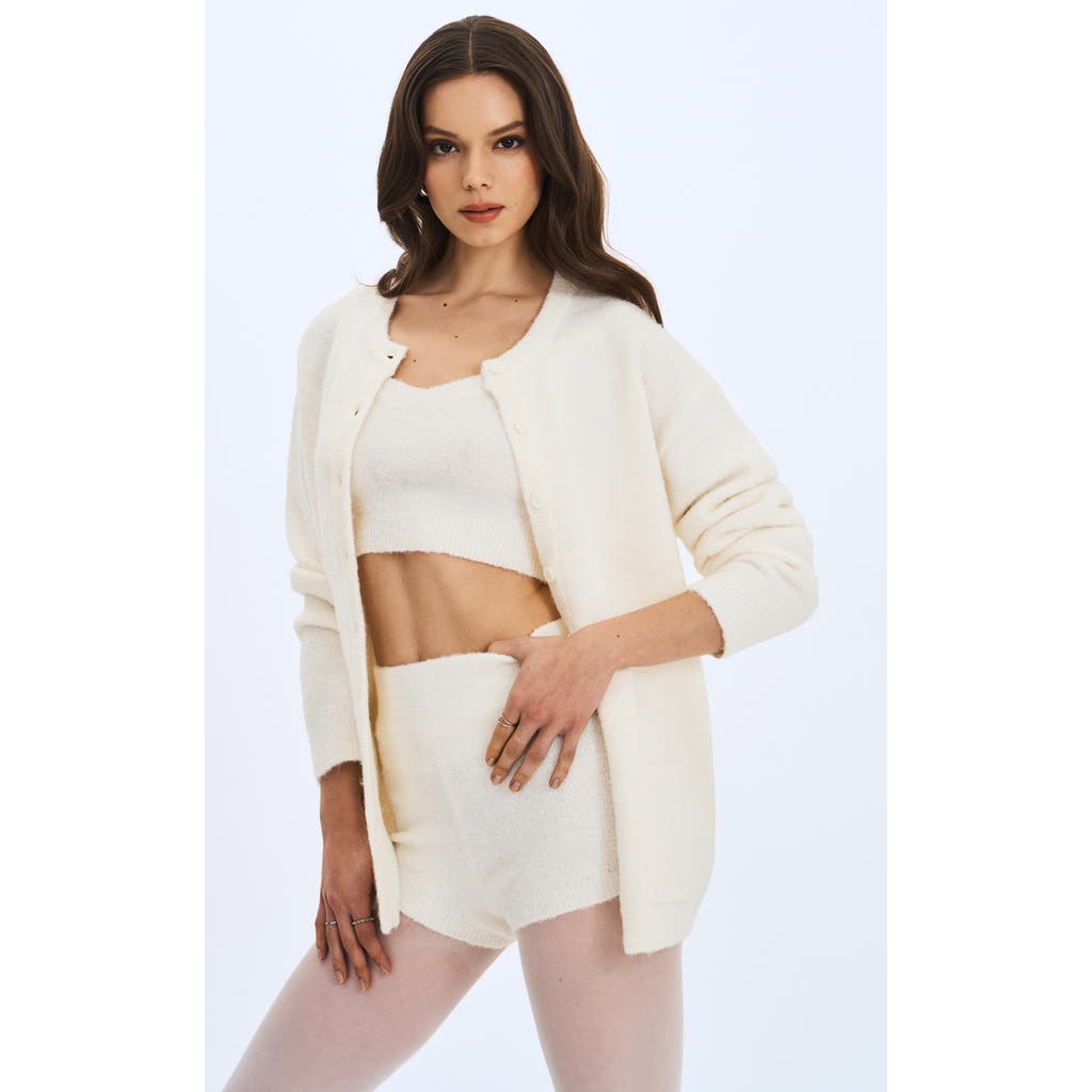 Miss Circle - Orla Wool-Blend Ribbed Knit Cardigan