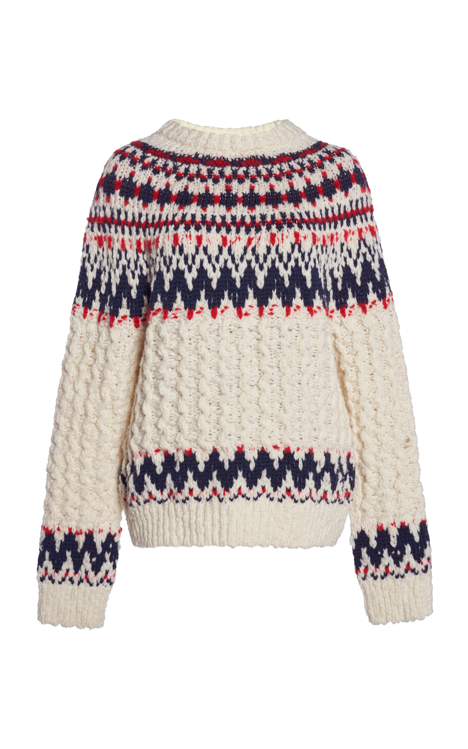 Moncler Grenoble - Fair Isle WoolBlend Top