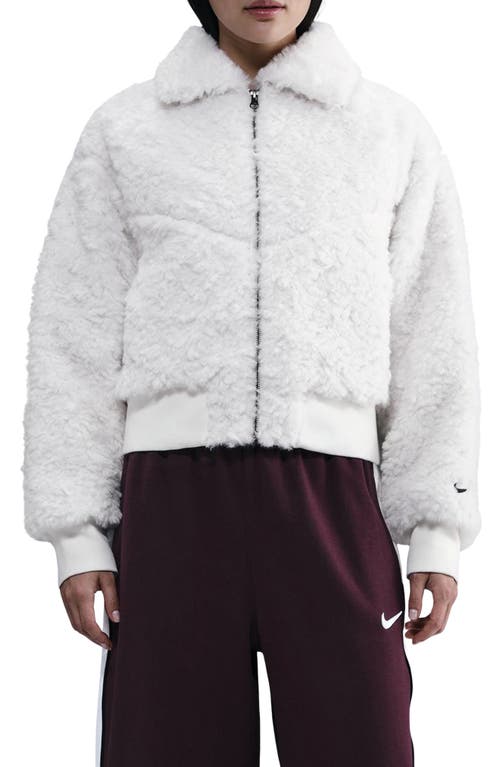 Nike - Essential Faux Fur Bomber Jacket