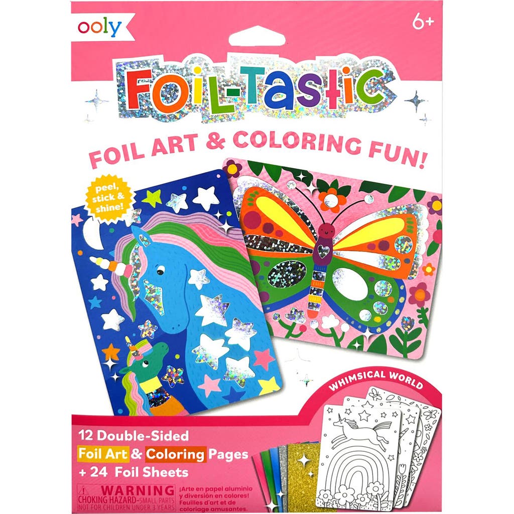 OOLY - Foiltastic Foil Art and Coloring Set, Diy Craft