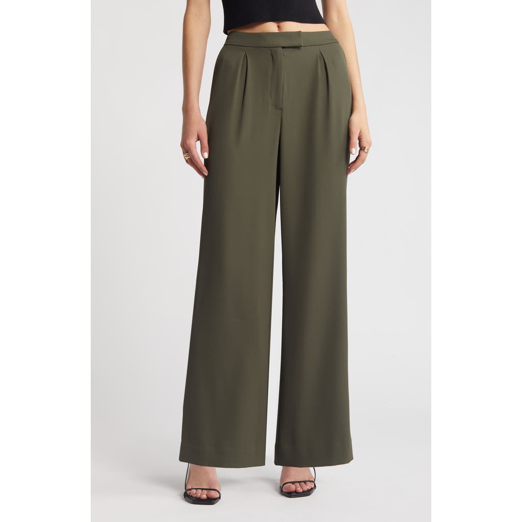 Open Edit - Pleated Wide Leg Pants