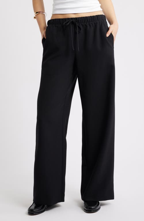 Open Edit - Wide Leg Twill Pants