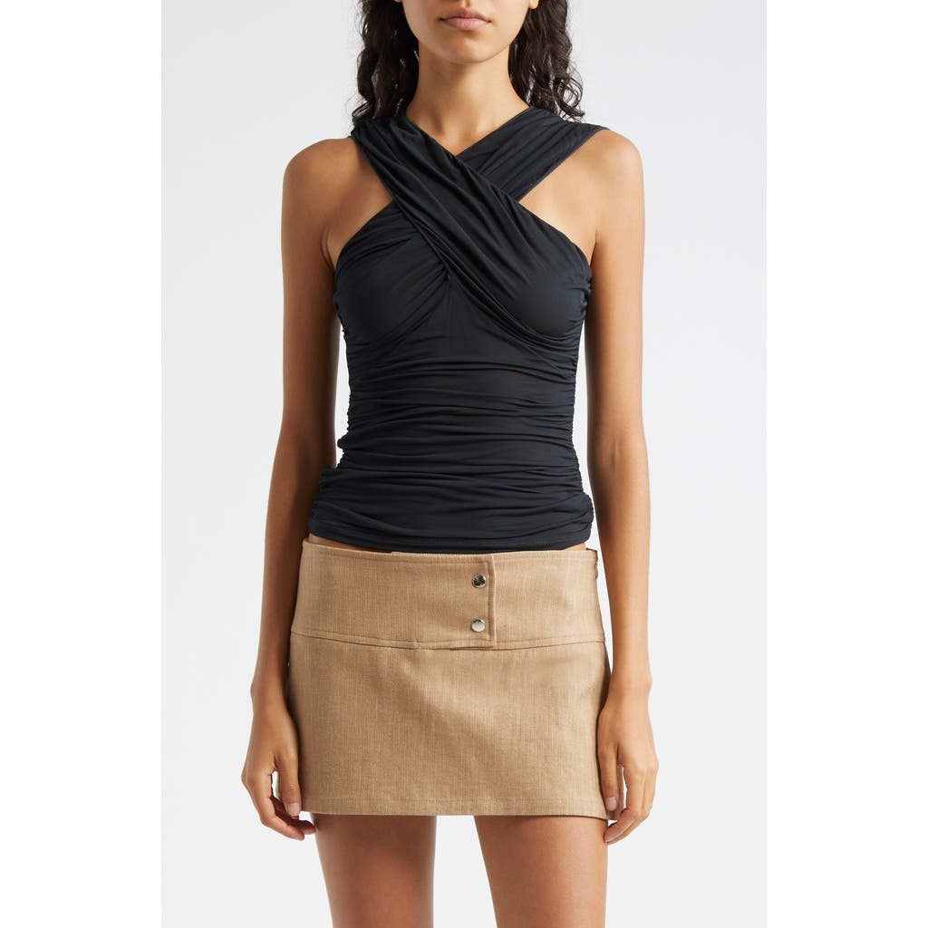 Paloma Wool - Mushka Crossover Neck Mesh Top