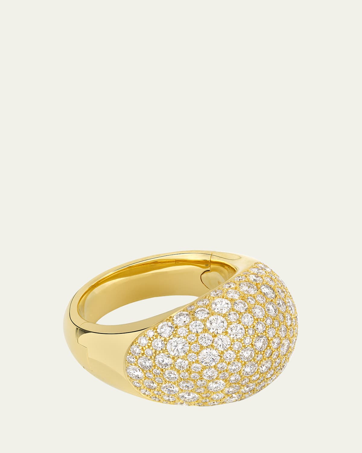 Paul Morelli - 18K Diamond Pave Ultimate Gold Ring