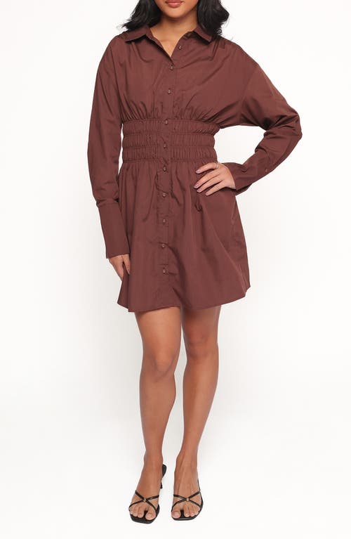 Petal & Pup - Wallace Long Sleeve Mini Shirtdress
