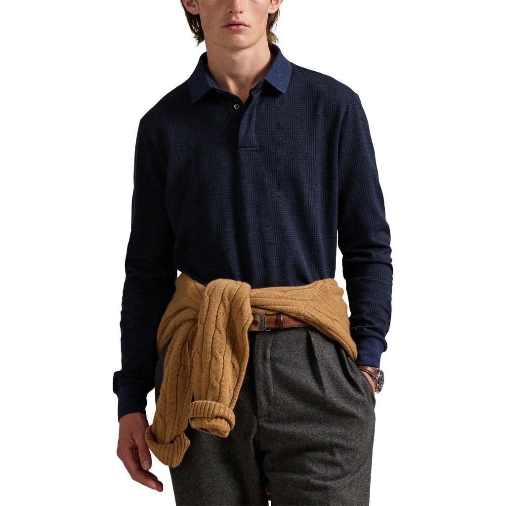 Polo Ralph Lauren - Classic Fit Glen Plaid Long Sleeve Cotton Polo