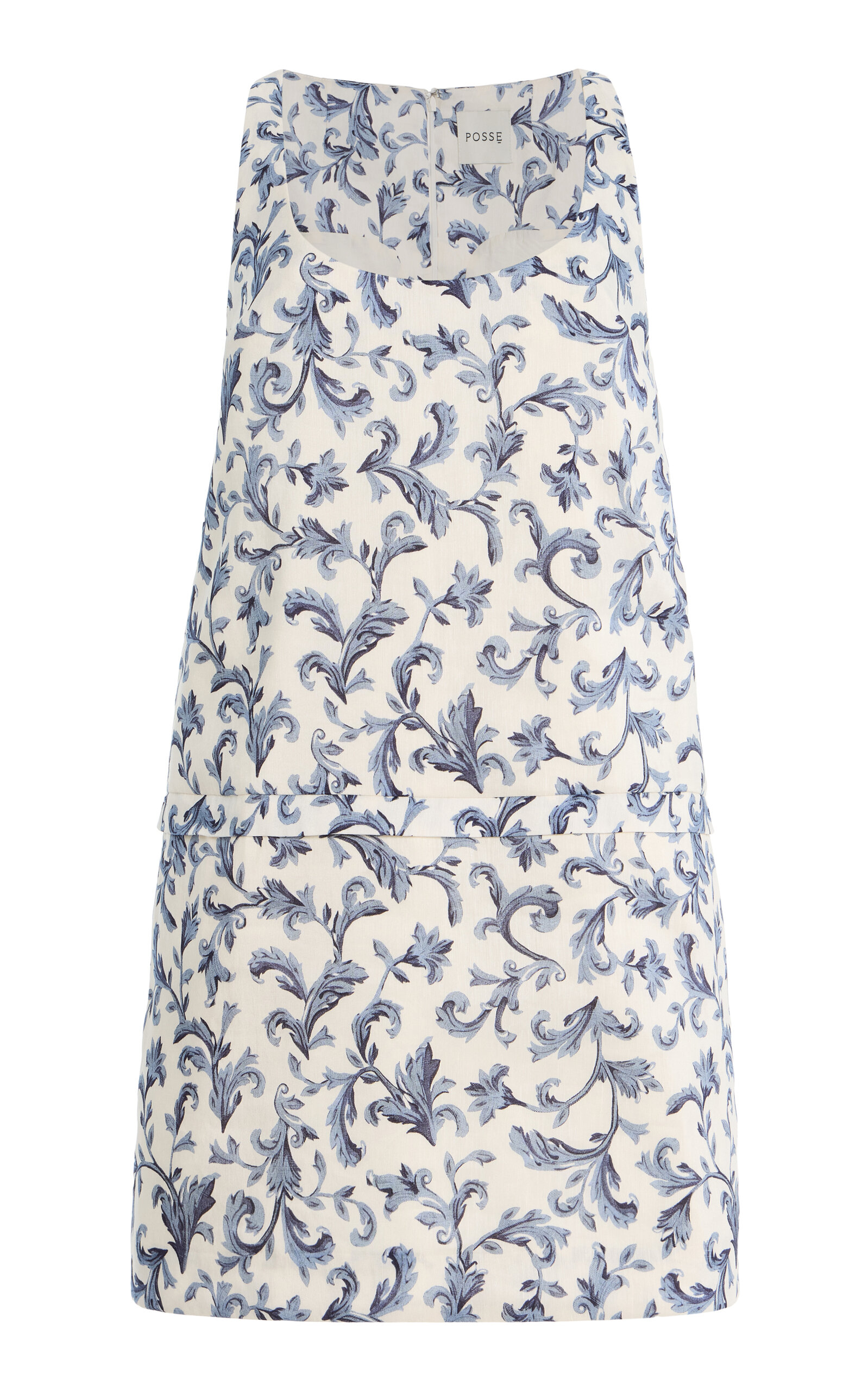 Posse - Rue BaroquePrint LinenSilk Mini Shift Dress Multi M