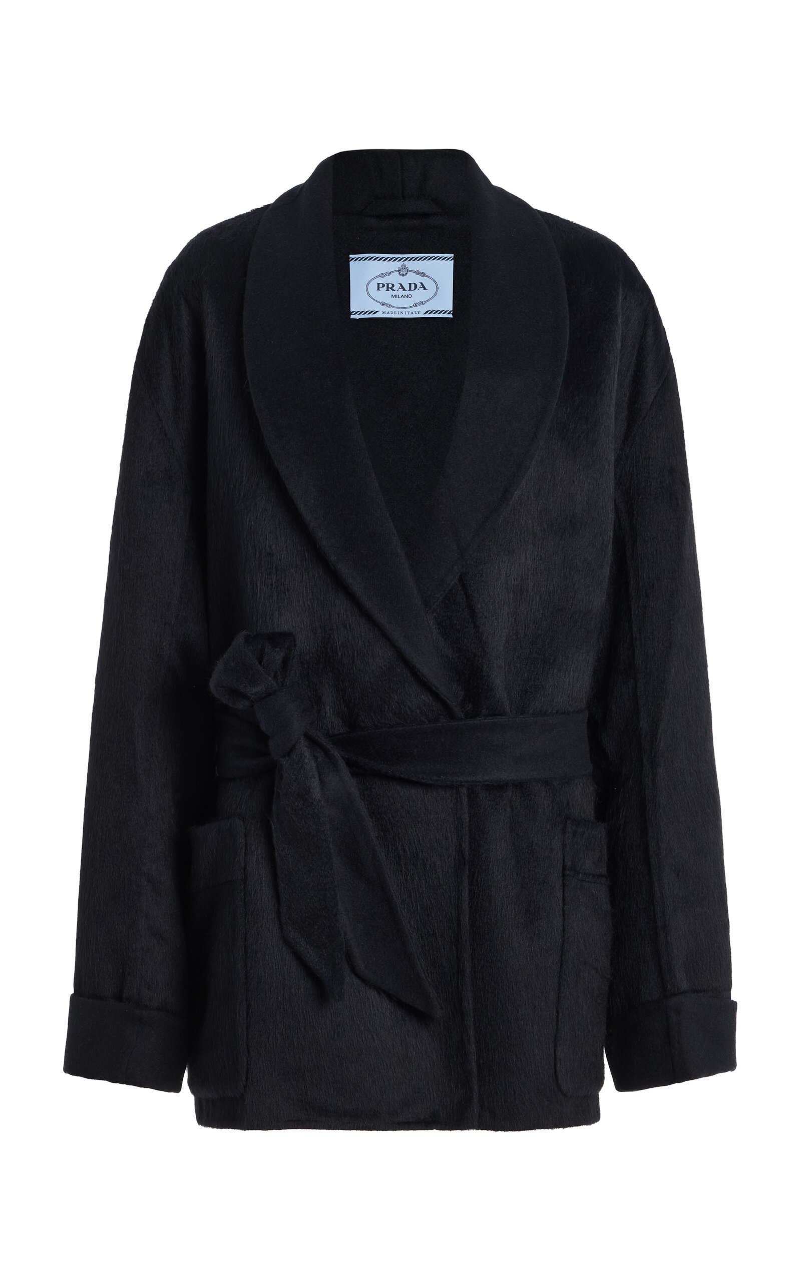 Prada - Oversized Wool Jacket Blue IT 36