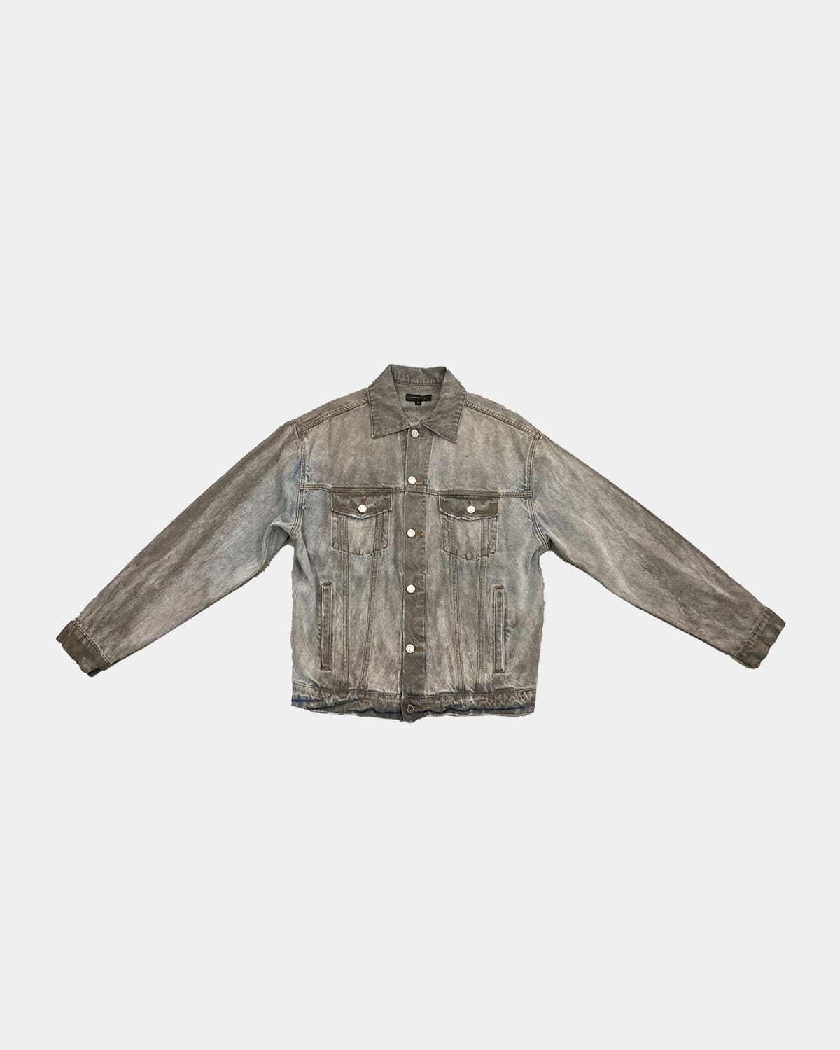PURPLE - Men's Arcilla Dirty Denim Jacket