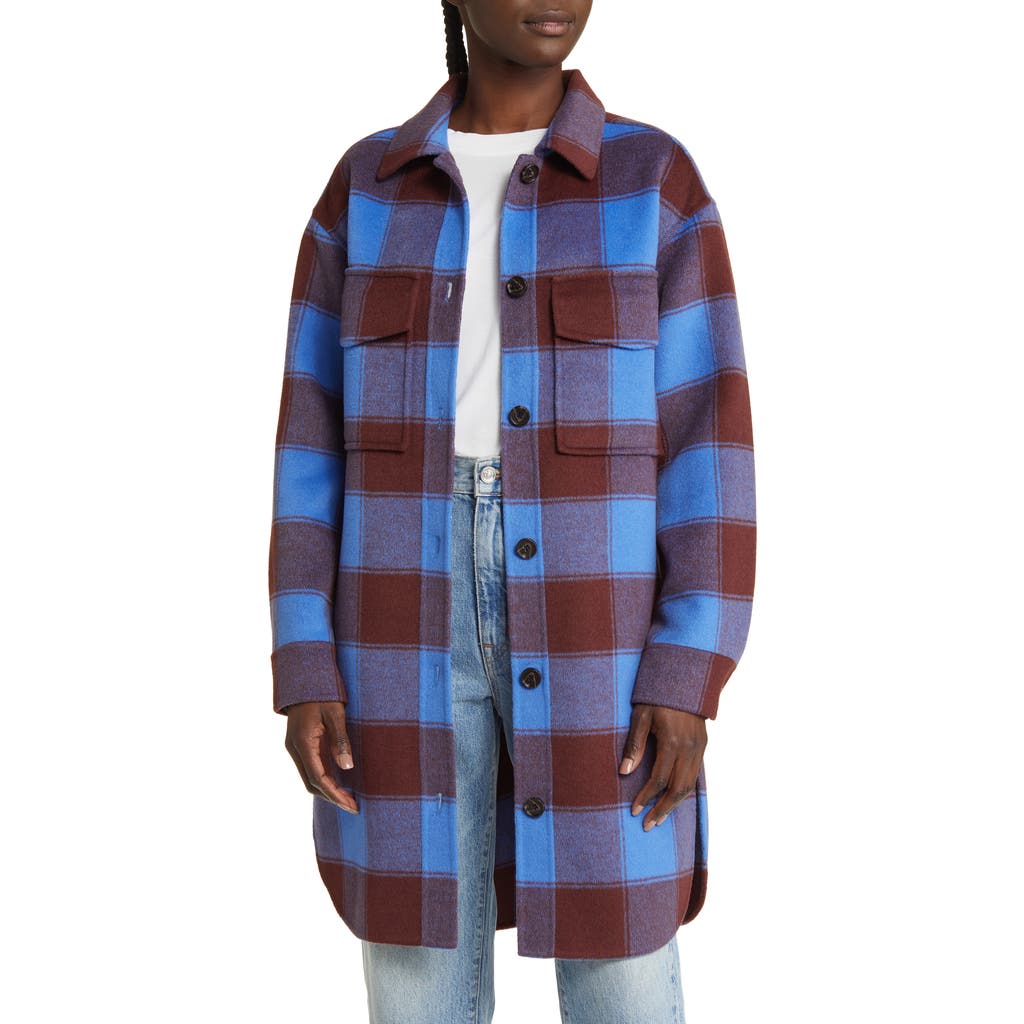 Rails - Jaro Buffalo Plaid Wool Blend Coat