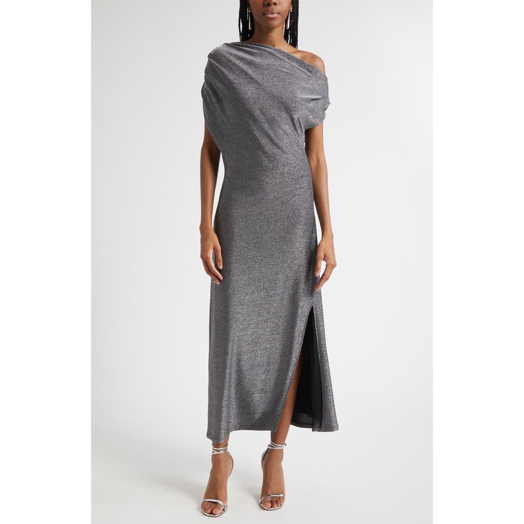 Ramy Brook - Chet Rocker Metallic One-Shoulder Maxi Dress