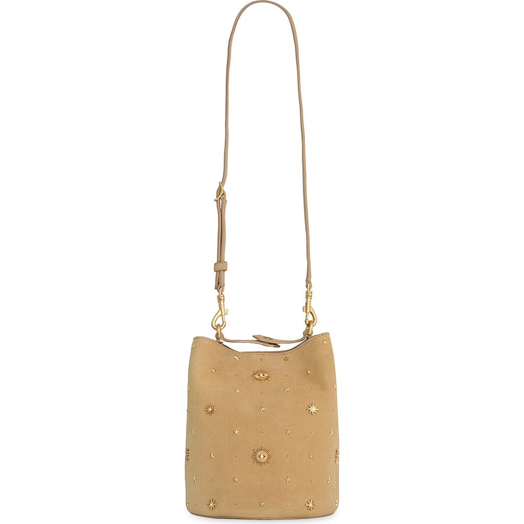 Rebecca Minkoff - Evil Eye Studded Leather Bucket Bag
